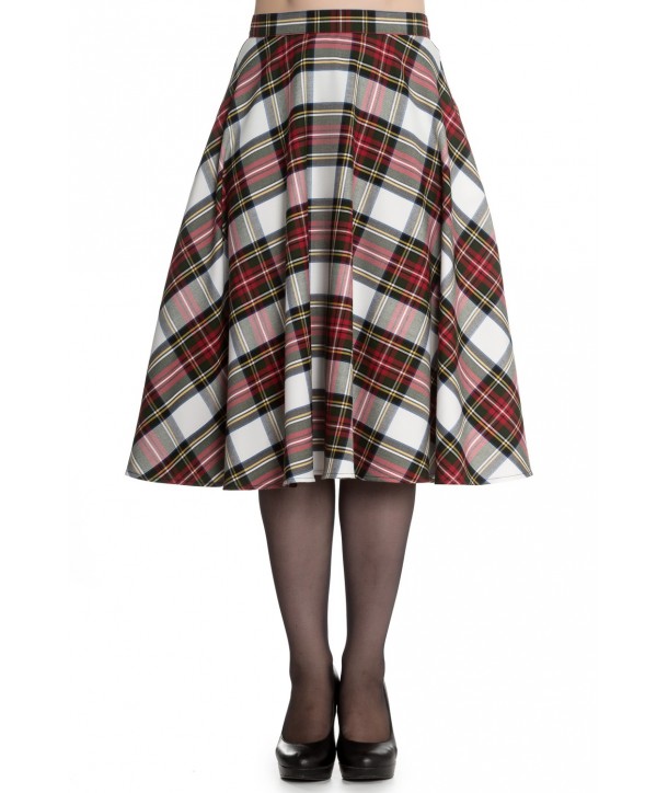 Jupe écossaise Tartan Hell Bunny Doralee 50s Pinup Retro Rockabilly