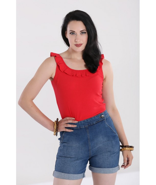 Top chemise hell bunny HLB60038 YOLANDA TOP